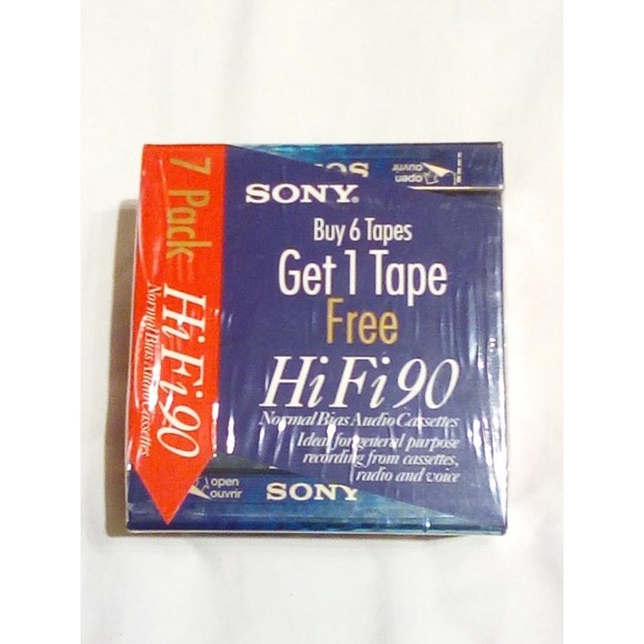 Sony | Media | 7 Sony 9 Type Hi Fi Blank Cassette Tapes | Poshmark